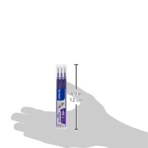 Pilot Refills for Frixion Rollerball 0.7 mm (Pack of 3) - Violet