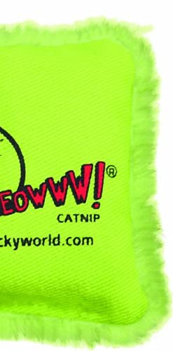 Yeowww Pillow Refills Catnip Toy, Green