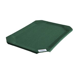 coolaroo replacement cover, the original elevated pet bed by coolaroo, large, brunswick green