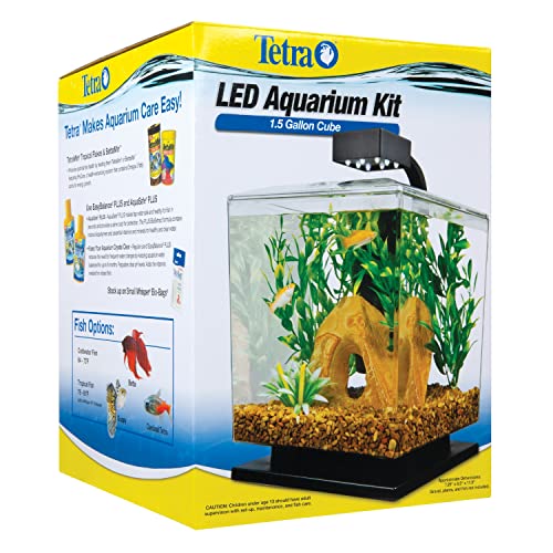 Tetra 29137 Water Wonder Aquarium Kit, Black, 1.5 Gallons