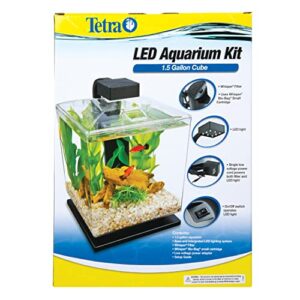 Tetra 29137 Water Wonder Aquarium Kit, Black, 1.5 Gallons