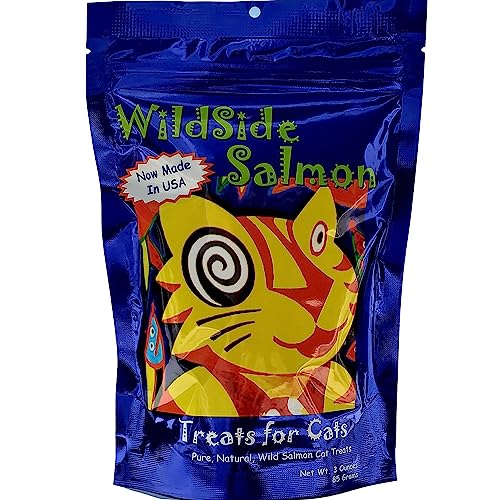 WildSide Salmon Cat Treats - 3 oz