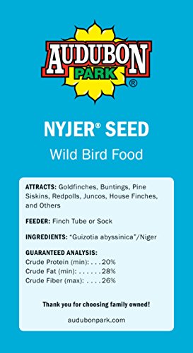 Audubon Park 12222 Nyjer/Thistle Seed Wild Bird Food, 5.5-Pounds