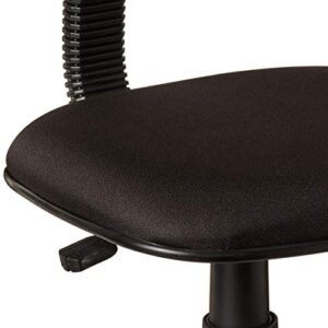 Boss Office Products Fabric Steno Chair in Black