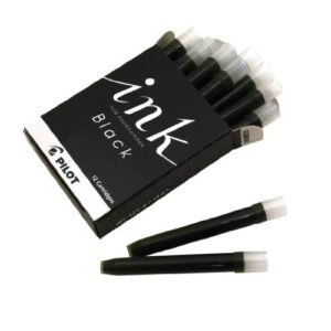 Pilot Fountain Pen Ink Cartridge [black] 12-Pack (IRF12SB)