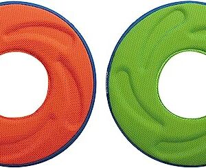 ChuckIt! Zipflight Flyer Dog Frisbee & Dog Toy that Floats; Gentle On Dog's Teeth and Gums; Medium