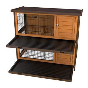 Ware Manufacturing Premium Plus Double Decker Hutch for Rabbits and Small Pets