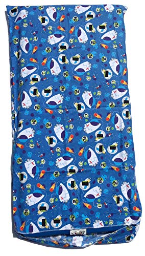 KinderMat, Rainbow Designer Mat, Blue, 2-Inch Thick Rest Mat