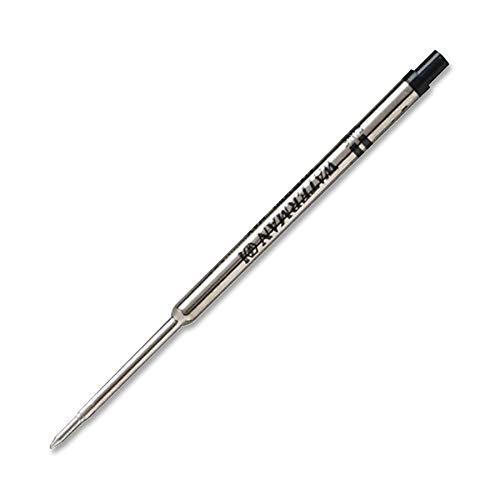 Waterman Ballpoint Pen Refill, Medium Point, Black Ink (834254)