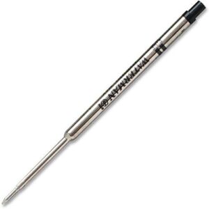 Waterman Ballpoint Pen Refill, Medium Point, Black Ink (834254)