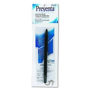 preventa standard refill counter top pen, medium point, black ink (05058)