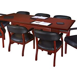 Regency Prestige 96 by 48-Inch Conference Table with Power Data Grommet, Mahogany