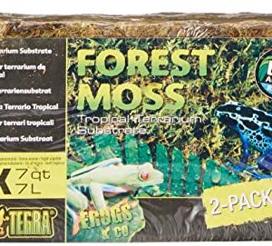 Exo Terra Forest Plume Moss, 7 Quarts, 2-Pack