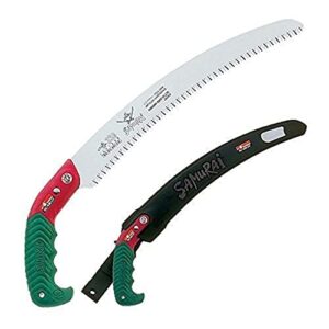 samurai ichiban 13" curved pruning saw with scabbard (gc-330-lh)