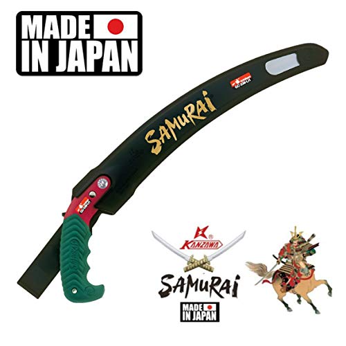 Samurai Ichiban 13" Curved Pruning Saw with Scabbard (GC-330-LH)