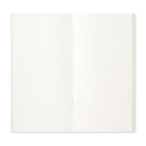 Traveler's Company Traveler's Notebook Refill 013, Lightweight Blank Paper, 128 Pages