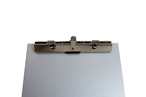 Saunders Silver Memo Size Aluminum Redi Rite Storage Clipboard with 1 Inch Storage Compartment and Self Locking Latch - Form Holder Perfect for Contractors, Truckers, and Office Use