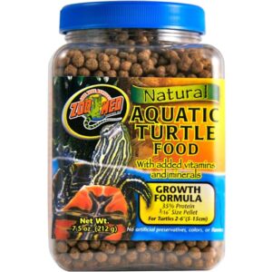 zoo med laboratories szmzm51 aquatic turtle dry food, 7.5-ounce