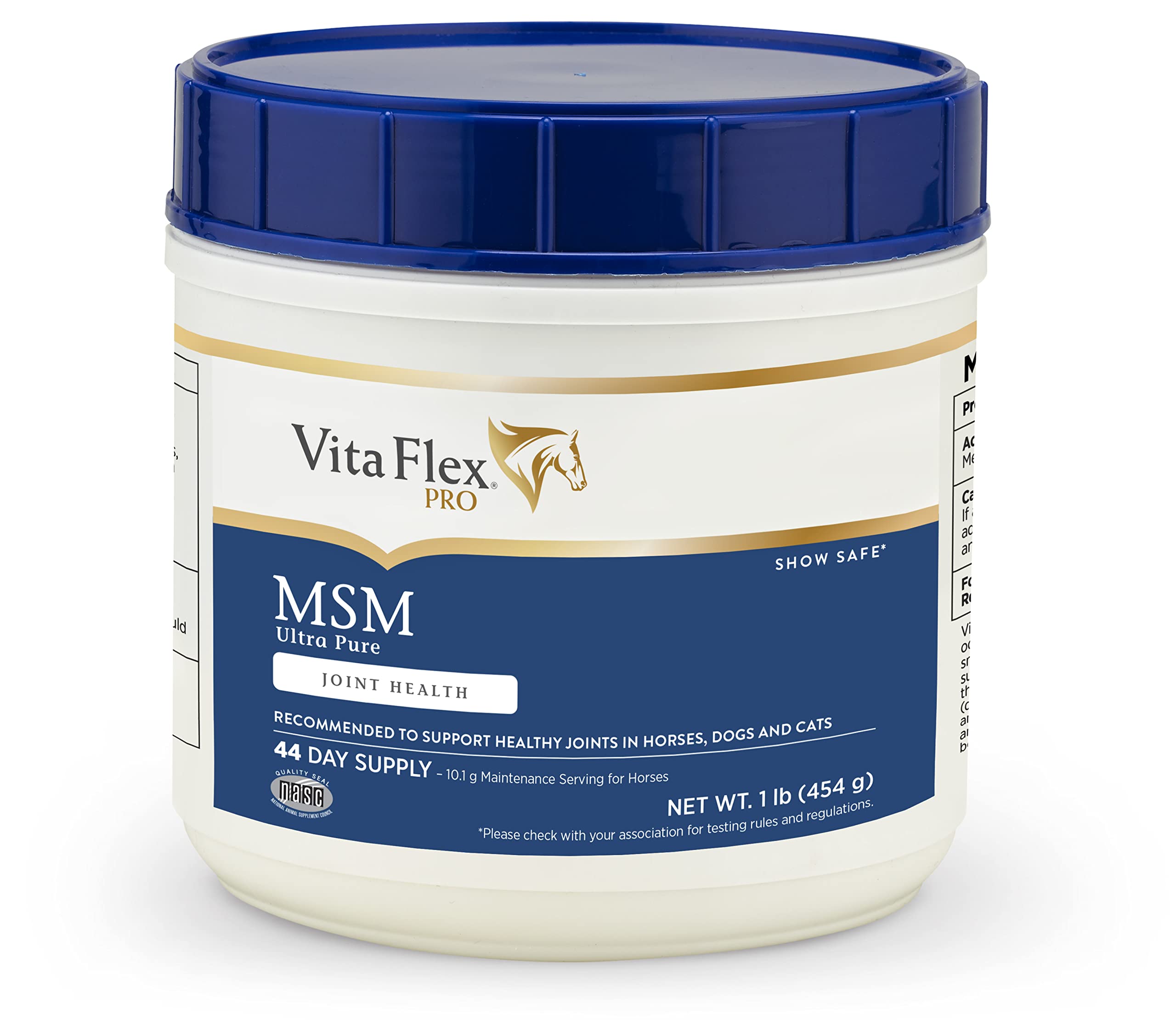 Vita Flex Pro Horse MSM Quality Joint Supplement, 1 Pound