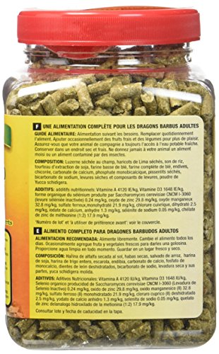 Zoo Med Laboratories SZMZM76 Beard Dragon Adult Soft-Moist Pellet, 10-Ounce