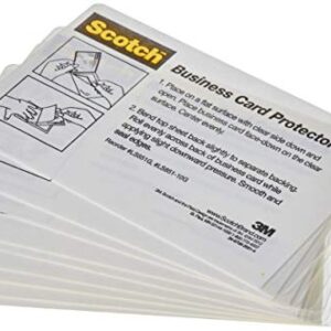 Scotch(R) Self-Sealing Laminating Pouches , Business Card Size (LS851-10G)