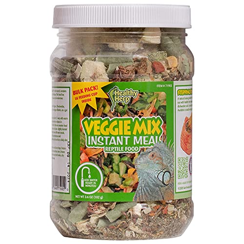 Healthy Herp Veggie Mix Instant Meal 3.6-Ounce (102 Grams) Jar