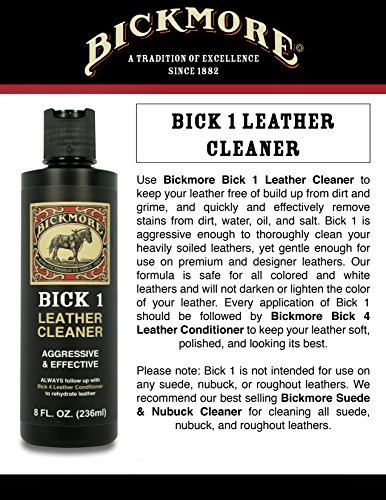 Bickmore Boot Care Kit - Bick 1 Bick 4 & Gard-More - Leather Lotion Cleaner Conditioner & Protector - for Cleaning Softening and Protecting Boots Shoes Handbags Purses Jackets and More