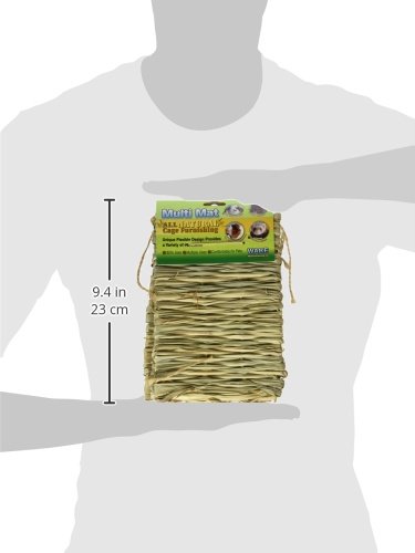 Ware Manufacturing Natural Handwoven Grass Multi-Use Pet Mat for Small Animals