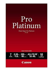 canon 2768b018 photo paper pro platinum, 13 x 19 inches, 10 sheets