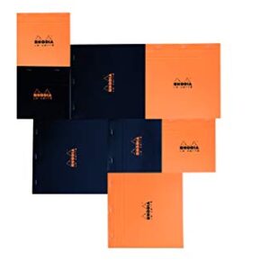 Rhodia Classic French Paper Pads Ruled with Margin 6 in. x 8 1/4 in. Orange (16600C)