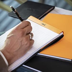 Rhodia Classic French Paper Pads Ruled with Margin 6 in. x 8 1/4 in. Orange (16600C)