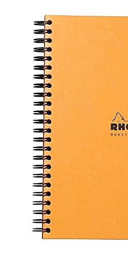 Rhodia Orange Meeting Notebook 16 x 21 cm,