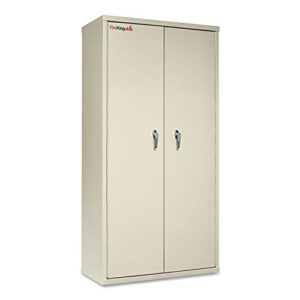 Fireking Fireproof Storage Cabinet Cf7236-Dpa, 1-Hour Fire Rating 36 X 19-1/4 X 72 Parchment