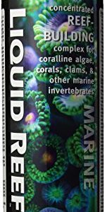 Brightwell Aquatics Liquid Reef - Concentrated Reef Builder for Coralline Algae, Corals, Clams & Other Marine Invertebrates, 500-ml