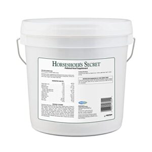 Farnam Horseshoer's Secret Pelleted Hoof Supplements, Promotes healthy hoof growth, maintains hoof walls & supports cracked hooves, 11 lbs., 30 day supply