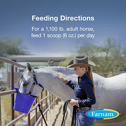 Farnam Horseshoer's Secret Pelleted Hoof Supplements, Promotes healthy hoof growth, maintains hoof walls & supports cracked hooves, 11 lbs., 30 day supply