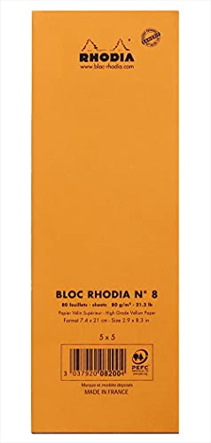 Rhodia Grid Memo Pad 2.9 X 8.3