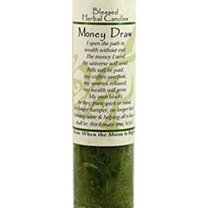 Blessed Herbal Candle - Money Draw