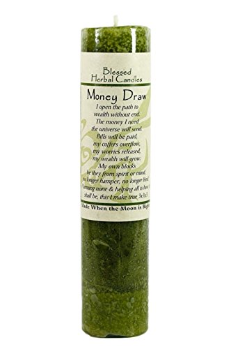 Blessed Herbal Candle - Money Draw