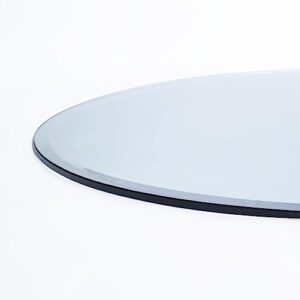 18" round glass table top 1/2" thick 1" beveled edge9…