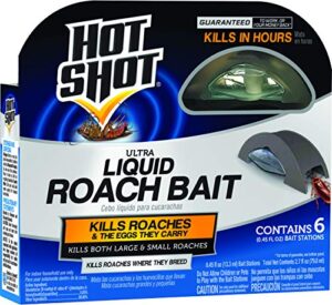 hot shot liquid roach bait, roach killer, 1 pack, 6-count