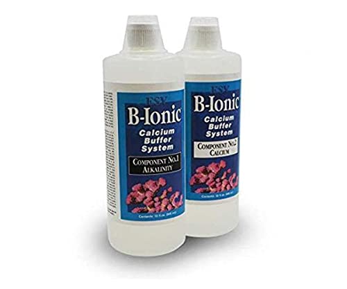 ESV B-Ionic Calcium Buffer System, 2-part Calcium and Alkalinity Maintenance Kit for Salt Water Coral Reef Aquarium, 2-Gallon