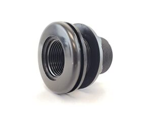 lifegard aquatics 3/4-inch double threaded bulkhead