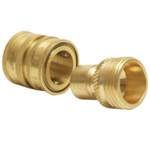 python 49f brass snap connector for aquarium, 1.02 x 1.02 x 1.03