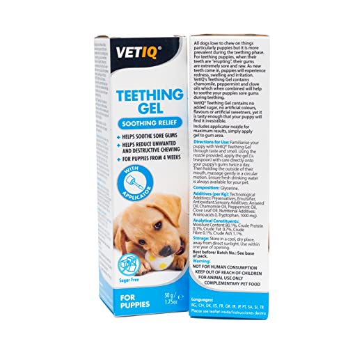 Mark & Chappell Teething Gel for Puppies, 1.75-Fluid Ounce