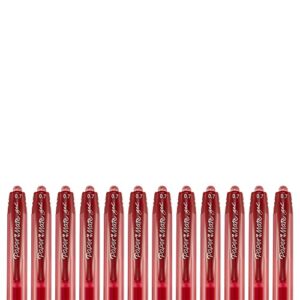 Paper Mate 1746326 Gel Pens, Medium (0.7mm), Red, 12 Count