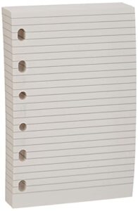 filofax pocket ruled white 100 pack (b213047)