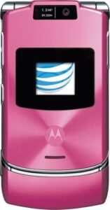 motorola razr v3xx j phone, pink (at&t)