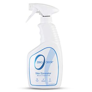 zero odor – multi-purpose odor eliminator - air & surface odor – patented technology for bathroom, kitchen, fabric, closet- smell great again, 16oz