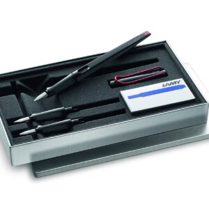 LAMY Joy Calligraphy Set in Black with Black Ink Cartridges